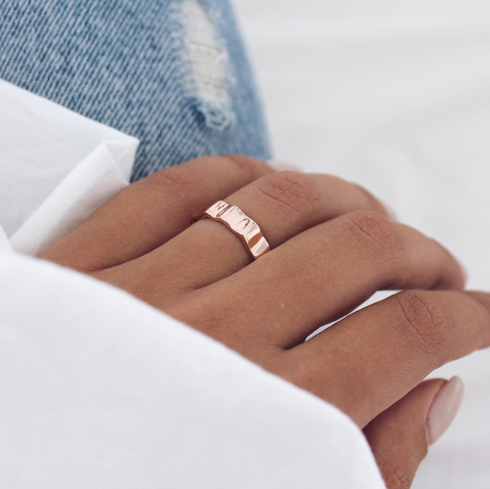 Zara Ring Rose Gold – THE SILVER COLLECTIVE